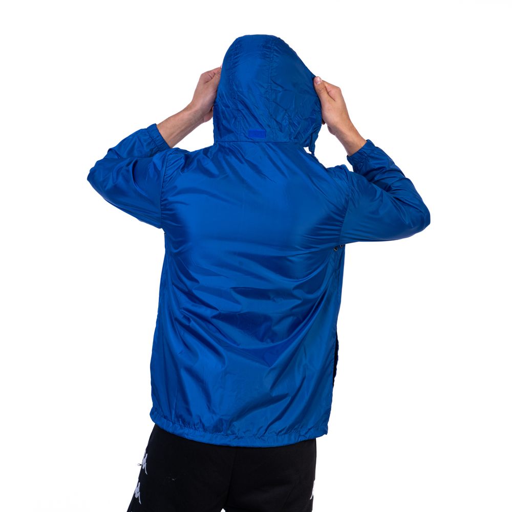 Chaqueta 4 Soccer Wister Azul Impermeable Hombre Kappa - Kappa Colombia